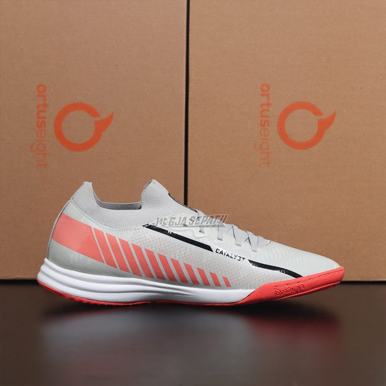 Ortuseight Sepatu Futsal Catalyst Liberte IN – Rhino Grey/Peach/Black ...