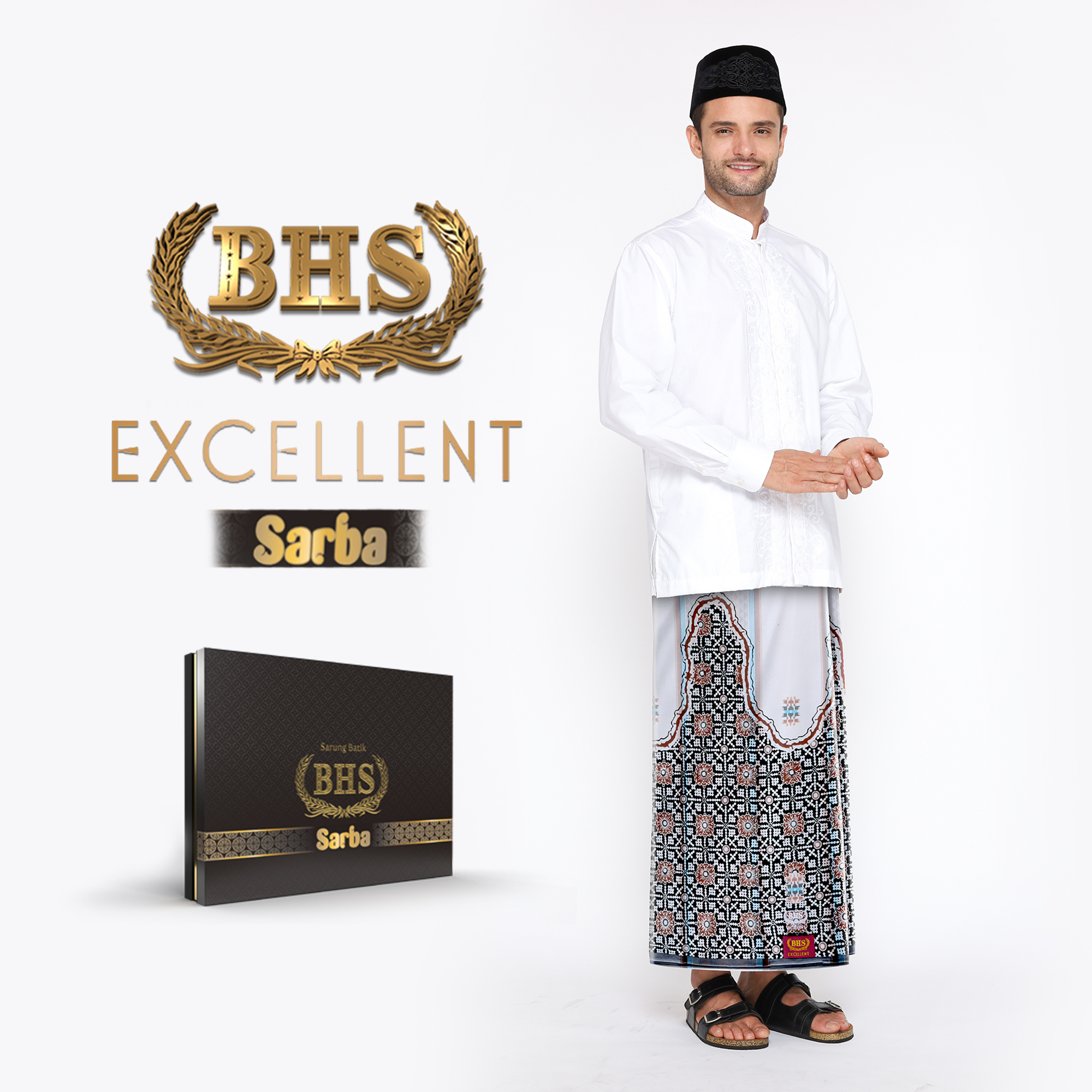 Sarung BHS Excellent Gold Motif E59 SBA 014 – Sarung Indonesia
