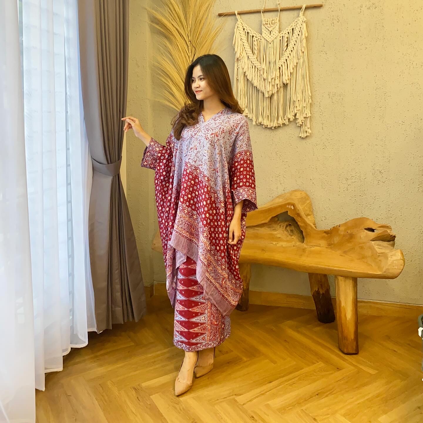 Set Tunik Aruna-Seri Sembagi Bold-Oneset Batik Kondangan - Lausboutique