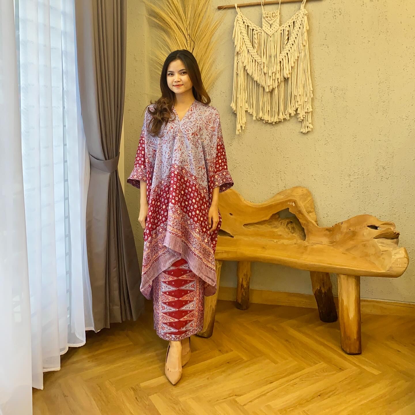 Set Tunik Aruna-Seri Sembagi Bold-Oneset Batik Kondangan - Lausboutique