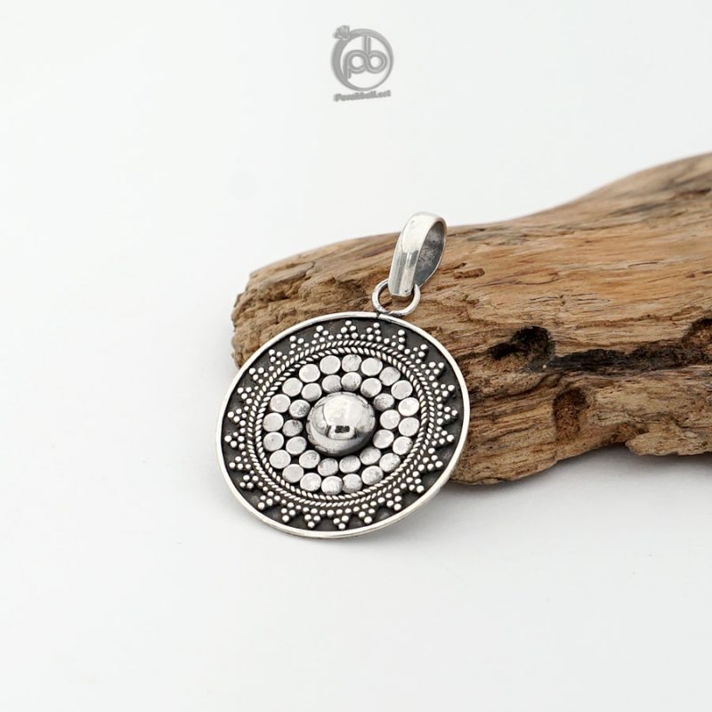 Liontin Wanita Perak 925 Motif Gong Bali - PERAK BALI